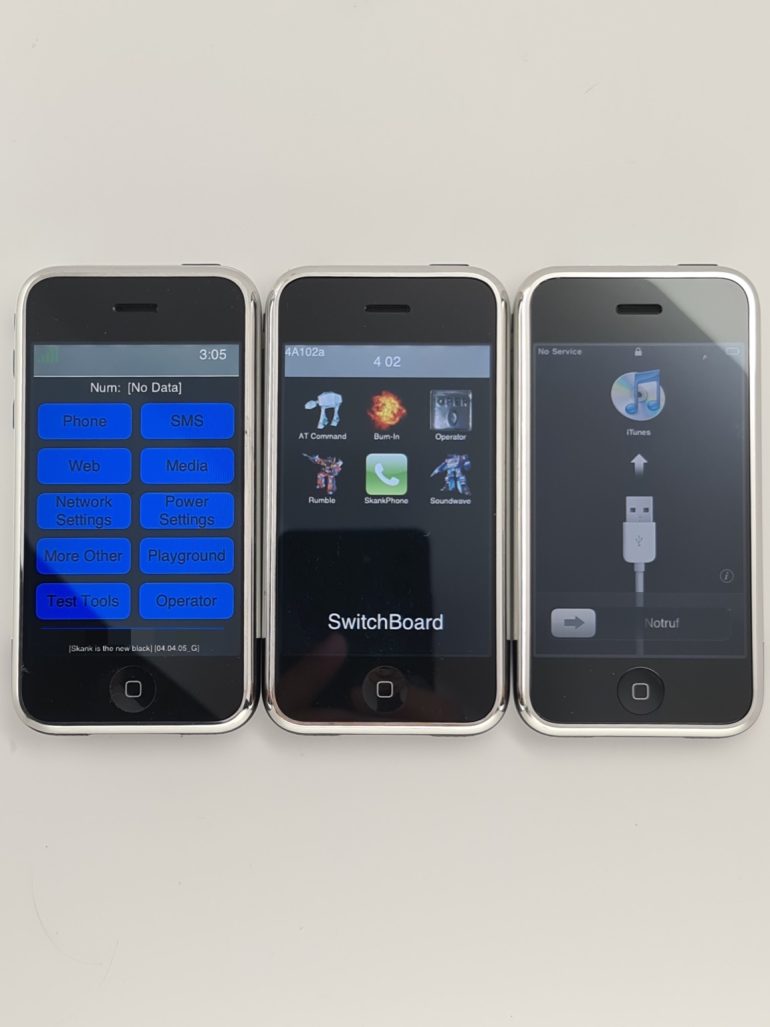 Des prototypes du premier iPhone 15 ans après sa sortie Des prototypes du premier iPhone 15 ans après sa sortie