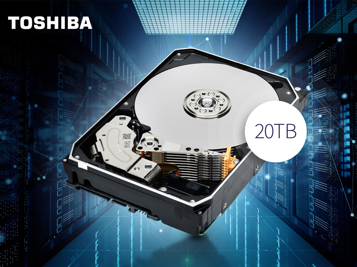 Toshiba dévoile un nouveau disque dur avec 20 To de stockage