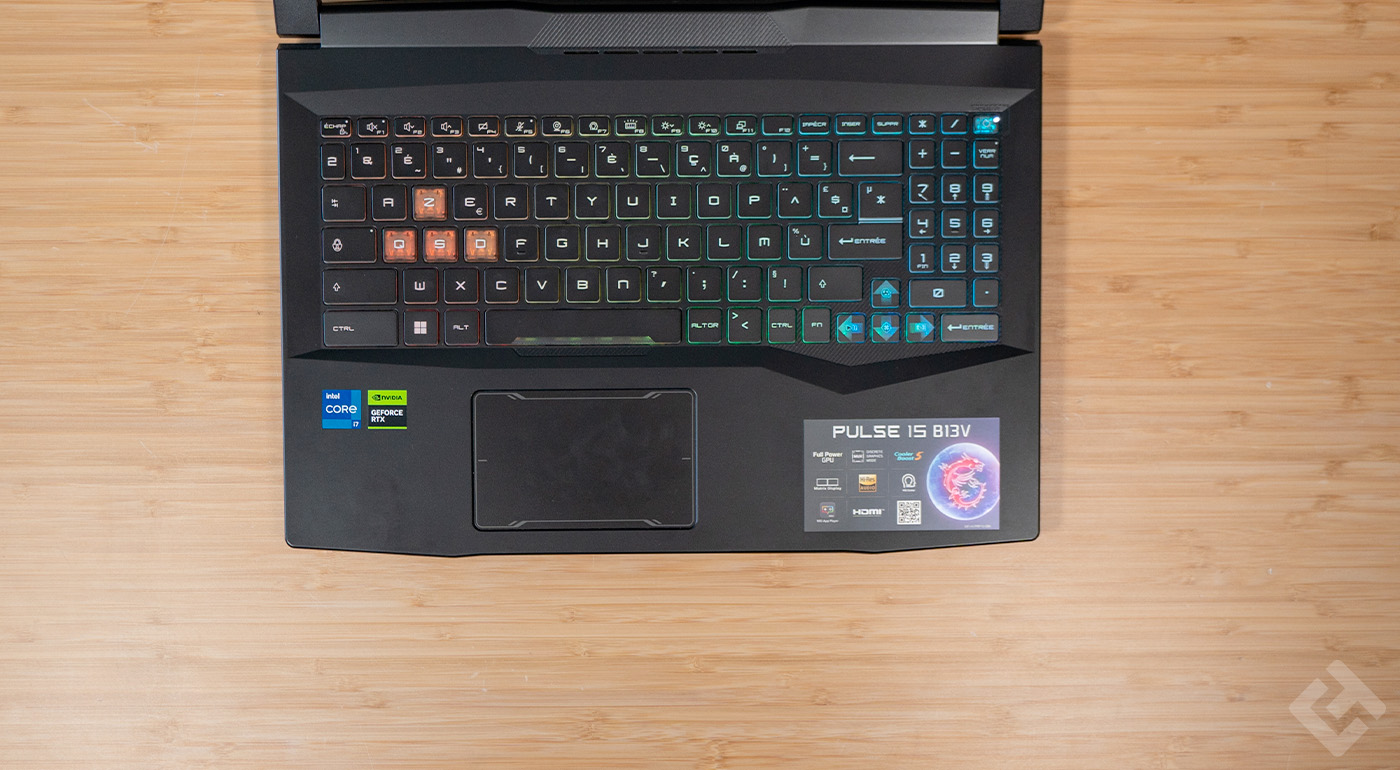 Test MSI Pulse 15 B13VGK : Avis complet et détaillé - PC portable