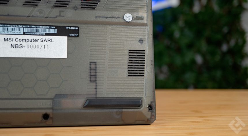 Test MSI Cyborg 15 A12V : Avis complet et détaillé - PC portable